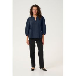 Kaffe Langarm-Bluse KAjollia Regular fit in Midnight Marine | Gr.: 34