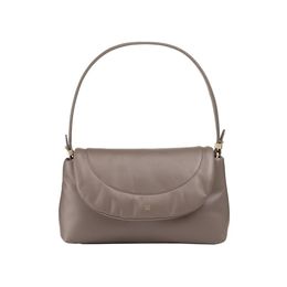 DuDu Melville Schultertasche Leder 31 cm in taupe | Gr.: onesize