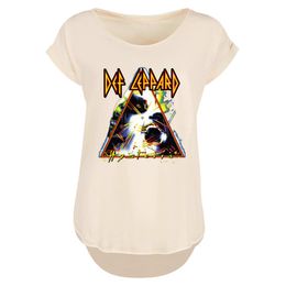 F4NT4STIC Long Cut T-Shirt Def Leppard Hysteria in Whitesand | Gr.: XL