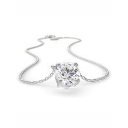 SERASAR Kette 'Zirconia' Damen Größe 30 cm silber