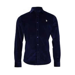 U.S. Polo Assn. Hemd Herren Größe XL blau / weiß