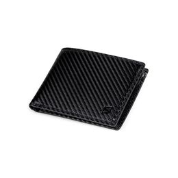 Serasar Wallet 'Carbon' male Black size 11 cm x 8 cm x 2cm