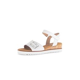Gabor Riemchensandalen in wei&szlig; | Gr.: 40