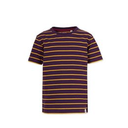 Band of Rascals T-Shirt " Striped " in dark-purple-mustard | Gr.: 140