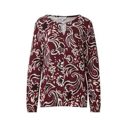 s.Oliver Bluse Damen Größe L mischfarben / bordeaux