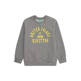 United Colors Of Benetton Sweatshirt Jungen Gr&ouml;&szlig;e 170 gelb / graumeliert