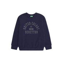 United Colors Of Benetton Sweatshirt Jungen Gr&ouml;&szlig;e 130 nachtblau / grau