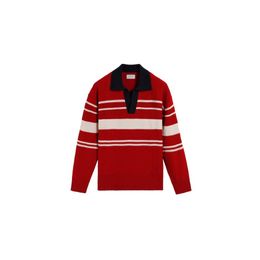 Scalpers Pullover 'Vintage' Herren Gr&ouml;&szlig;e S beige / navy / rot