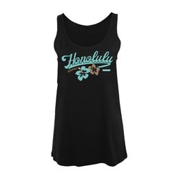 F4NT4STIC Ladies Tanktop Honolulu in schwarz | Gr.: 5XL
