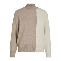 Vila Pullover Damen Größe XL beige / braun