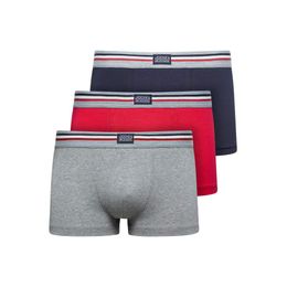 Jockey Boxershorts Cotton Stretch 3 Stück in Bunt | Gr.: XL