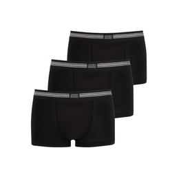 Jockey Boxershorts Cotton Stretch 3 Stück in Schwarz | Gr.: L