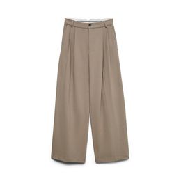 V&eacute;ro Moda Vero Moda Pleat-Front Pants 'VMStella' female Brown size 40
