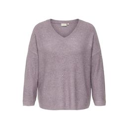 Only Carmakoma Sweater 'CARARIZONA' female Purple size 48