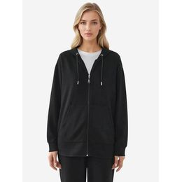 Hiccup Zip-Up Hoodie female Black size L