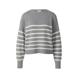 s.Oliver Pullover Damen Gr&ouml;&szlig;e XXL graphit / wei&szlig;