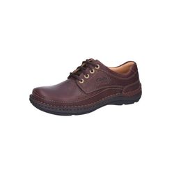 Clarks Sneaker Nature Three in mahogany leather | Gr.: 10,5