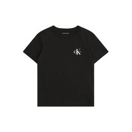 Calvin Klein Jeans T-Shirt Jungen Gr&ouml;&szlig;e 104 schwarz / wei&szlig;