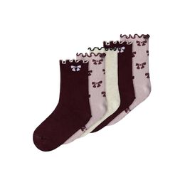 name it Socks 'NMFSILKE' girl Purple, Red, White size 25/27