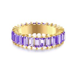 Yokoamii Vergold. Ring mit Kristallen | Gr.: 58