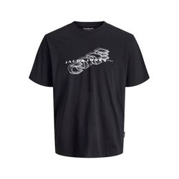 Jack & Jones JACK & JONES T-Shirt Herren Gr&ouml;&szlig;e S schwarz / wei&szlig;