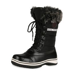 VAN HILL Winterstiefel Savannah in Schwarz | Gr.: 40