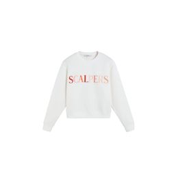 Scalpers Sweatshirt Damen Gr&ouml;&szlig;e S orange / rosa / rot / wei&szlig;