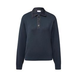 comma, COMMA Pullover Damen Gr&ouml;&szlig;e XXS dunkelblau