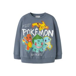 name it Sweatshirt 'NMMNOA POKEMON' boy Blue size 122/128