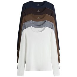 The Set Shirt female Blue, Brown, Black, White size L