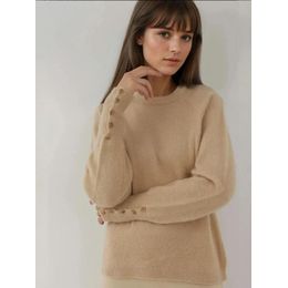 Hiccup Pullover Damen Gr&ouml;&szlig;e S/L beige