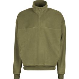 Urban Classics Fleece Jacket male Green size S