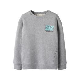 name it Sweatshirt Jungen Gr&ouml;&szlig;e 116 graumeliert