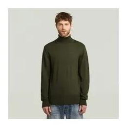 G-Star Raw G-Star f&uuml;r Herren. D27706-B692-995 Premium Turtle gr&uuml;ner Pullover (S), L&auml;ssig, Wolle