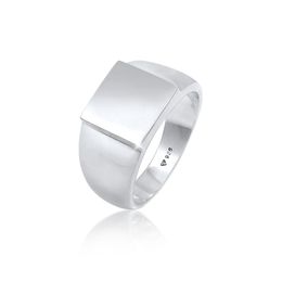 Kuzzoi Ring 925 Sterling Silber Siegelring in Silber | Gr.: 62