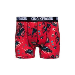 King Kerosin Boxershorts Rockabilly Devil in rot | Gr.: M