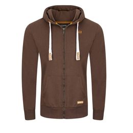 Riverso Sweatjacke RIVNoah in Braun | Gr.: XXL