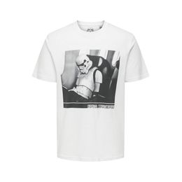 Only & Sons Only & Sons T-Shirt 'ONSSTORMTROOPER' Herren Gr&ouml;&szlig;e S grau / dunkelgrau / schwarz / wei&szlig;