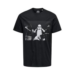 Only & Sons Only & Sons T-Shirt 'ONSSTORMTROOPER' Herren Gr&ouml;&szlig;e XXL schwarz / wei&szlig;