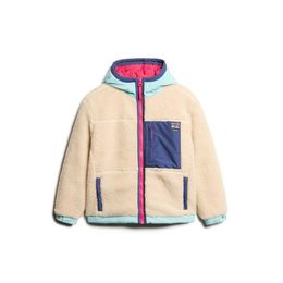 Superdry Fleece Jacket female Beige size 44