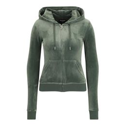 Juicy Couture Tall Zip-Up Hoodie 'ROBERTSON' female Green size L
