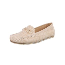 Ital-Design Halbschuh in Beige | Gr.: 36