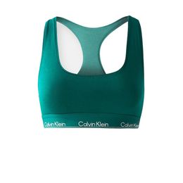Calvin Klein Underwear BH Damen Gr&ouml;&szlig;e 100 smaragd / wei&szlig;