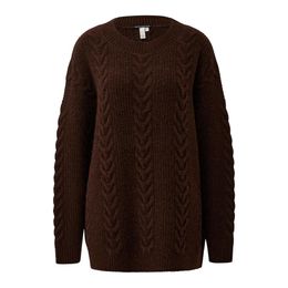 QS Oversizepullover Damen Gr&ouml;&szlig;e M dunkelbraun