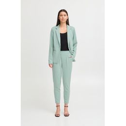 Ichi Casual IHKATE Regular fit in Beryl Green/Almond Herringbone | Gr.: XXL