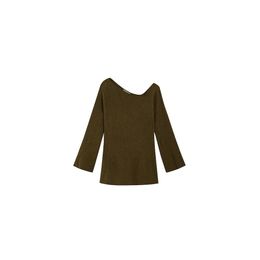 Scalpers Scwavyknitset Jumper ' ' Damen Größe S grün / khaki