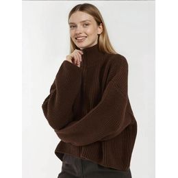 Hiccup Oversized Cardigan female Brown size XXS