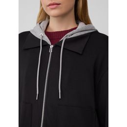 s.Oliver Sweatjacke Damen Gr&ouml;&szlig;e S grau / schwarz