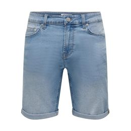 Only & Sons Only & Sons Shorts 'ONSPly' Herren Größe 42 blue denim