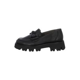 Paul Green Leder-Mokassins in Schwarz | Gr.: 39